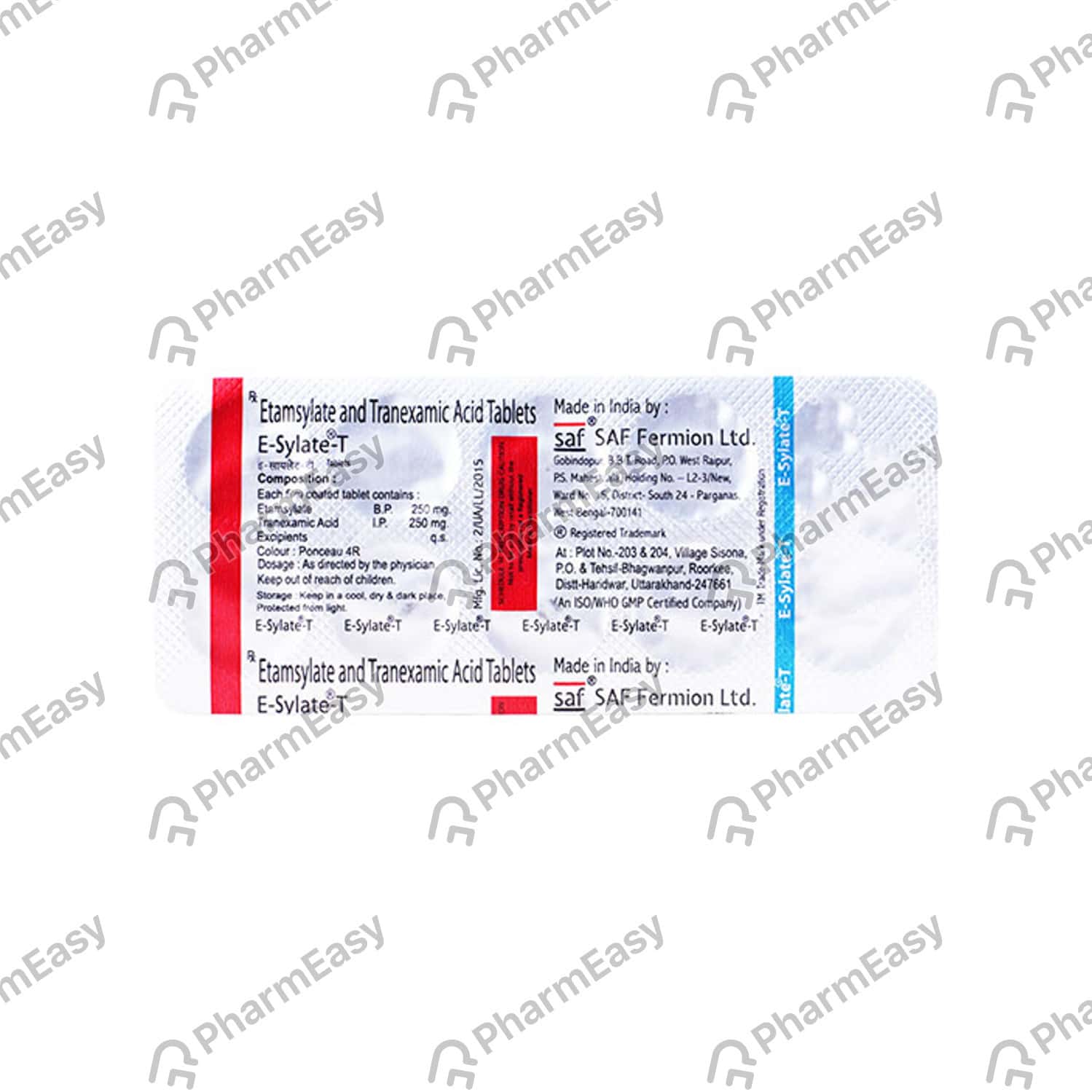 E Sylate T Strip Of 10 Tablets: Uses, Side Effects, Price & Dosage ...