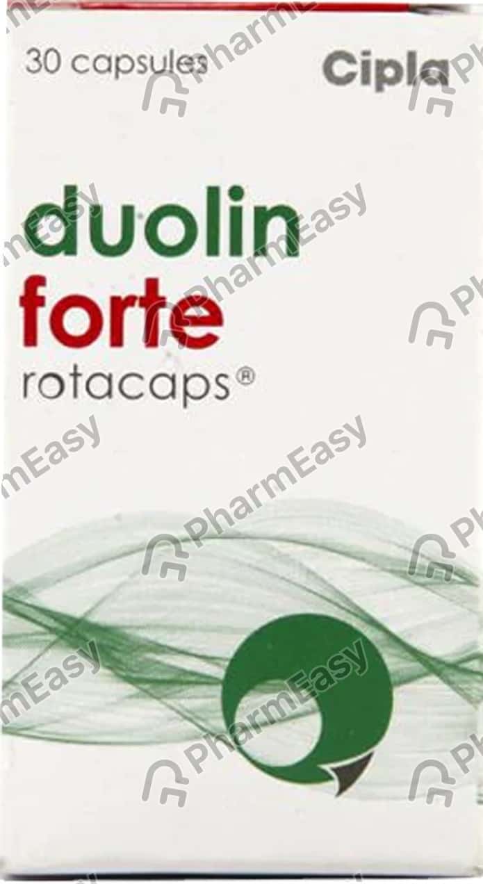 Duolin Forte Box Of 30 Rotacaps: Uses, Side Effects, Price & Dosage ...