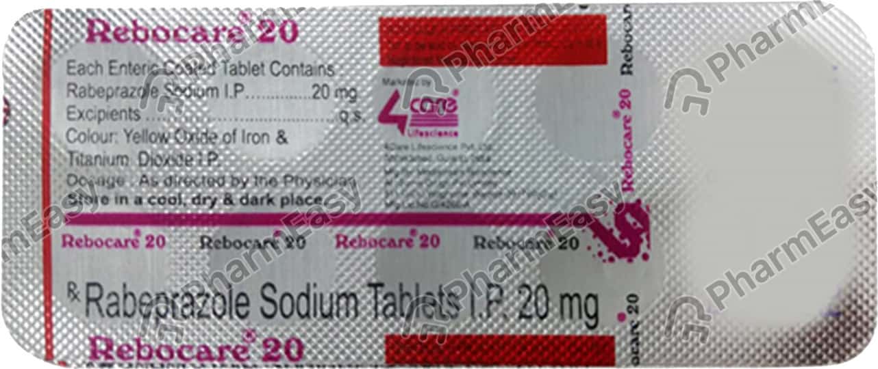 Rebocare 20 MG Tablet (10): Uses, Side Effects, Price & Dosage | PharmEasy