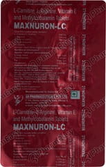 Buy Maxnuron Lc Strip Of 10 Tablets Online & Save Up to 24% at PharmEasy