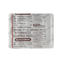 Glimison M 1mg Tablet - Uses, Side Effects, Dosage, Composition & Price ...