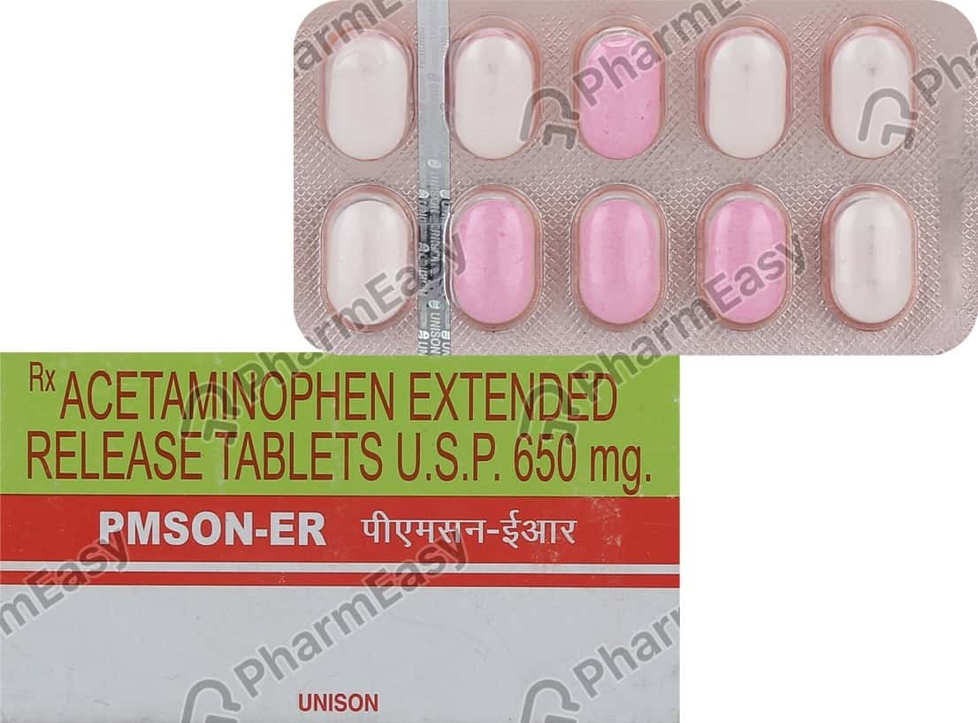 Pmson Er 650 MG Tablet (10): Uses, Side Effects, Price, Dosage ...