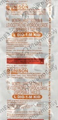 L Dio 1 M Kid Strip Of 10 Tablets: Uses, Side Effects, Price & Dosage ...