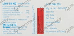 L Dio 1 M Kid Strip Of 10 Tablets: Uses, Side Effects, Price & Dosage ...