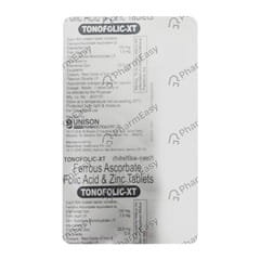 Tonofolic Xt Tablet - Uses, Side Effects, Dosage, Composition & Price ...