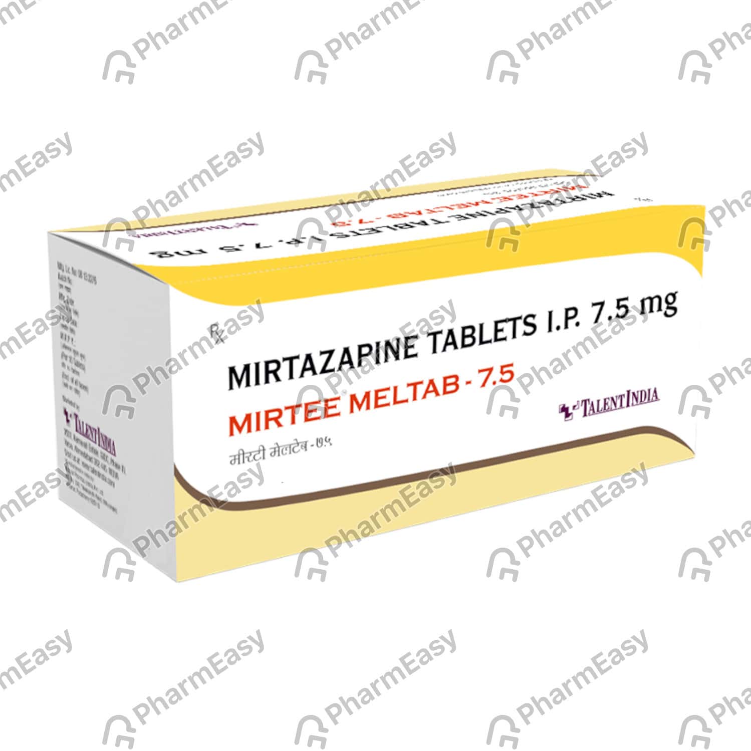 Mirtee Meltab 7.5 MG Tablet (10): Uses, Side Effects, Price & Dosage ...