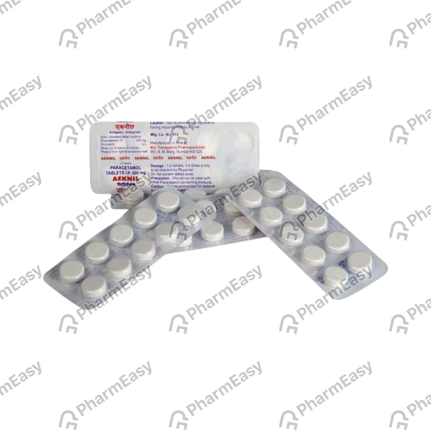 Aeknil 500 MG Tablet (10): Uses, Side Effects, Price & Dosage | PharmEasy