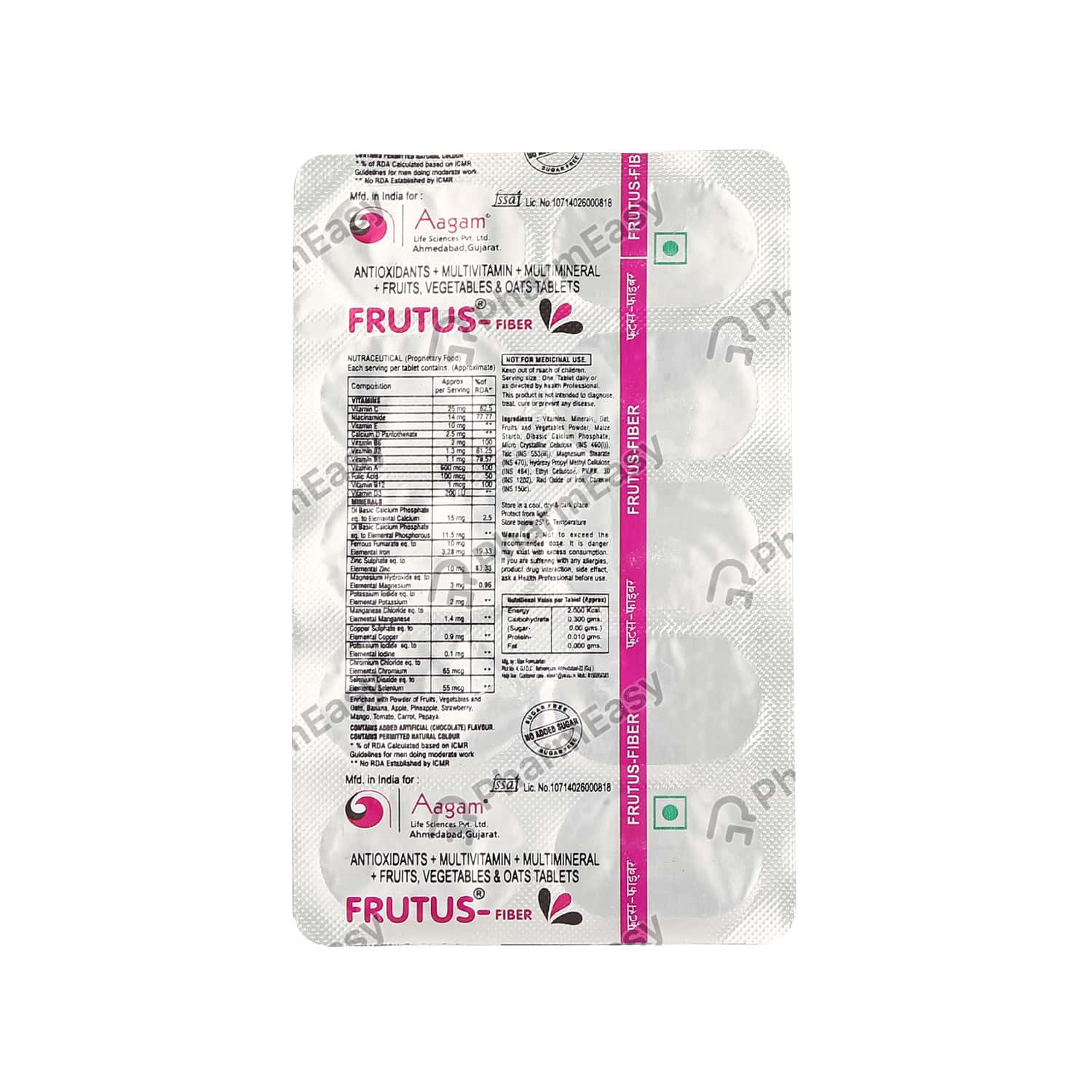 Buy Frutus Fiber Tablet (10) Online at Flat 18% OFF* | PharmEasy