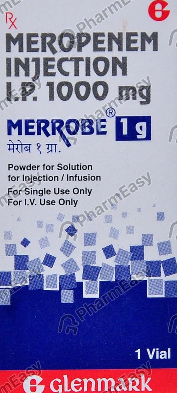 Merrobe 1 G Powder For Injection (1): Uses, Side Effects, Price ...