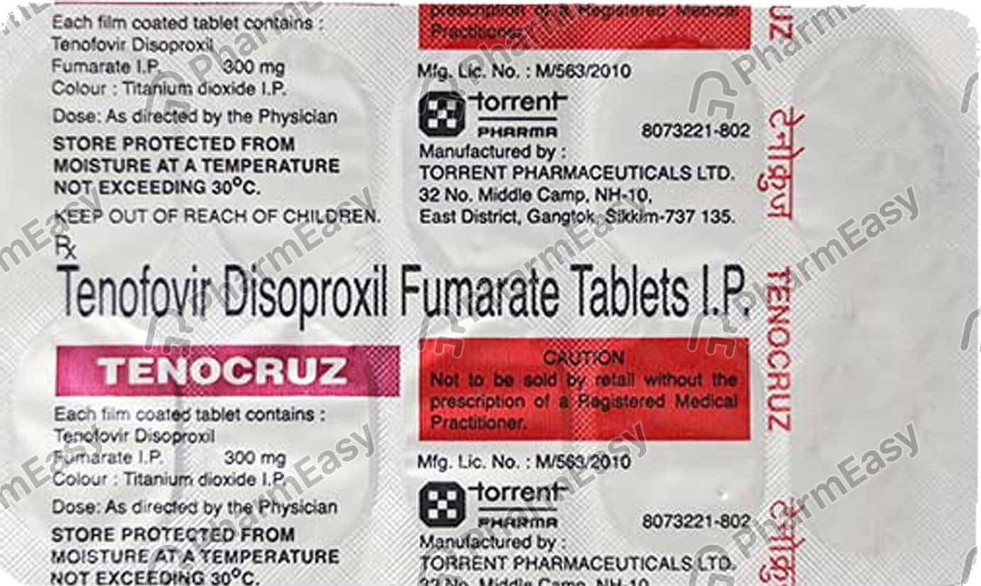 Tenocruz 300 MG Tablet (10): Uses, Side Effects, Price & Dosage | PharmEasy