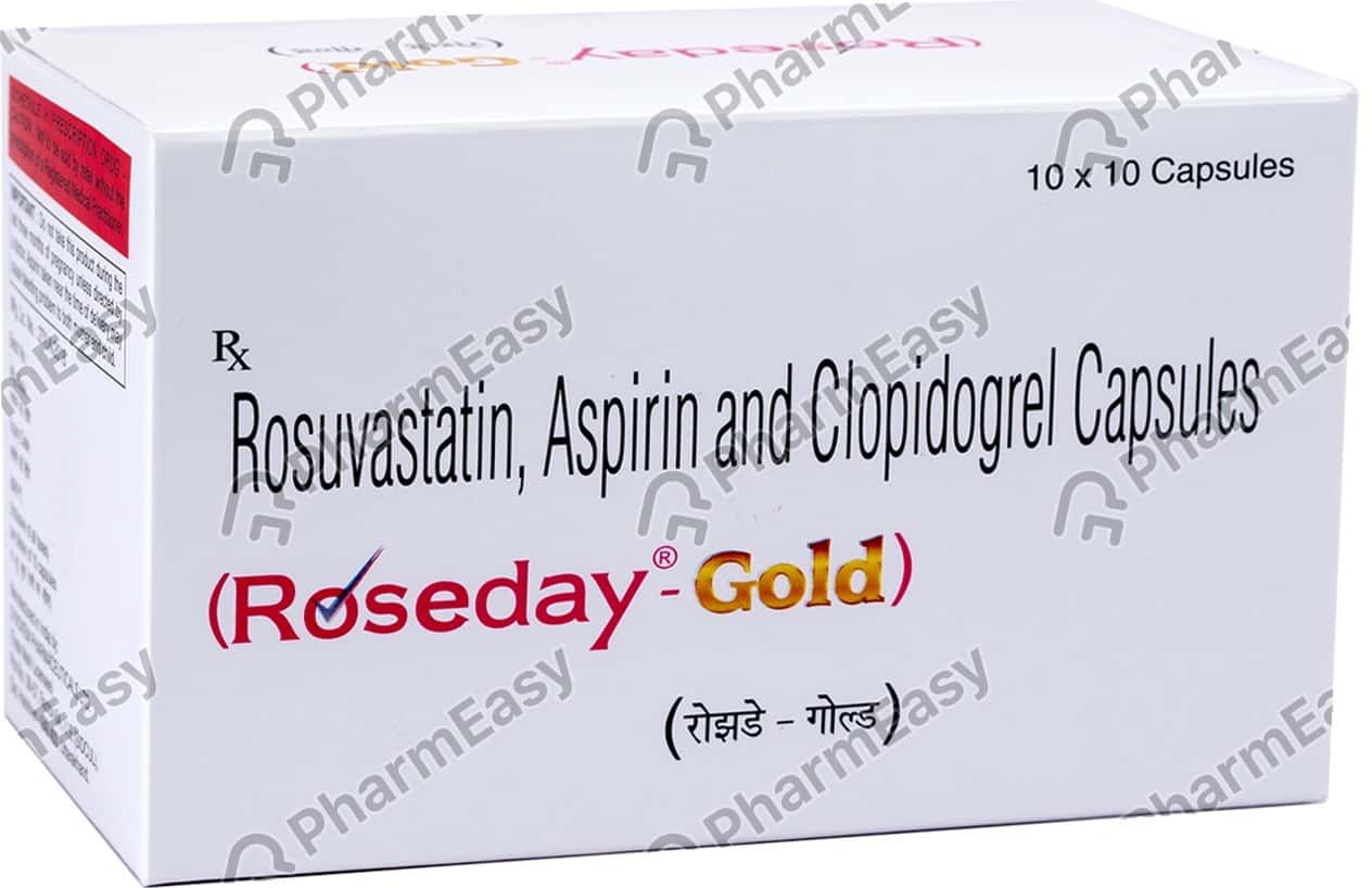 Rosloy Gold 10mg Strip Of 15 Capsules: Uses, Side Effects, Price ...
