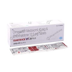 Buy Olmetrack Ct 40/12.5mg Tablet 10'S Online at Flat 18% OFF* | PharmEasy