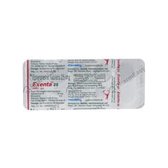 Buy Exenta 25 MG Tablet (10) Online at Flat 18% OFF* | PharmEasy