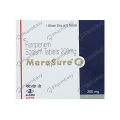 Merosure O 200 MG Tablet (6) - Uses, Side Effects, Dosage, Composition ...