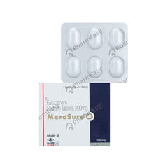 Merosure O 200 MG Tablet (6) - Uses, Side Effects, Dosage, Composition ...