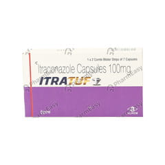 Itratuf 100 MG Capsule (7) - Uses, Side Effects, Dosage, Composition ...