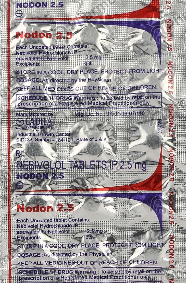 Nebilong 2.5 MG Tablet (15): Uses, Side Effects, Price, Dosage & Composition | PharmEasy