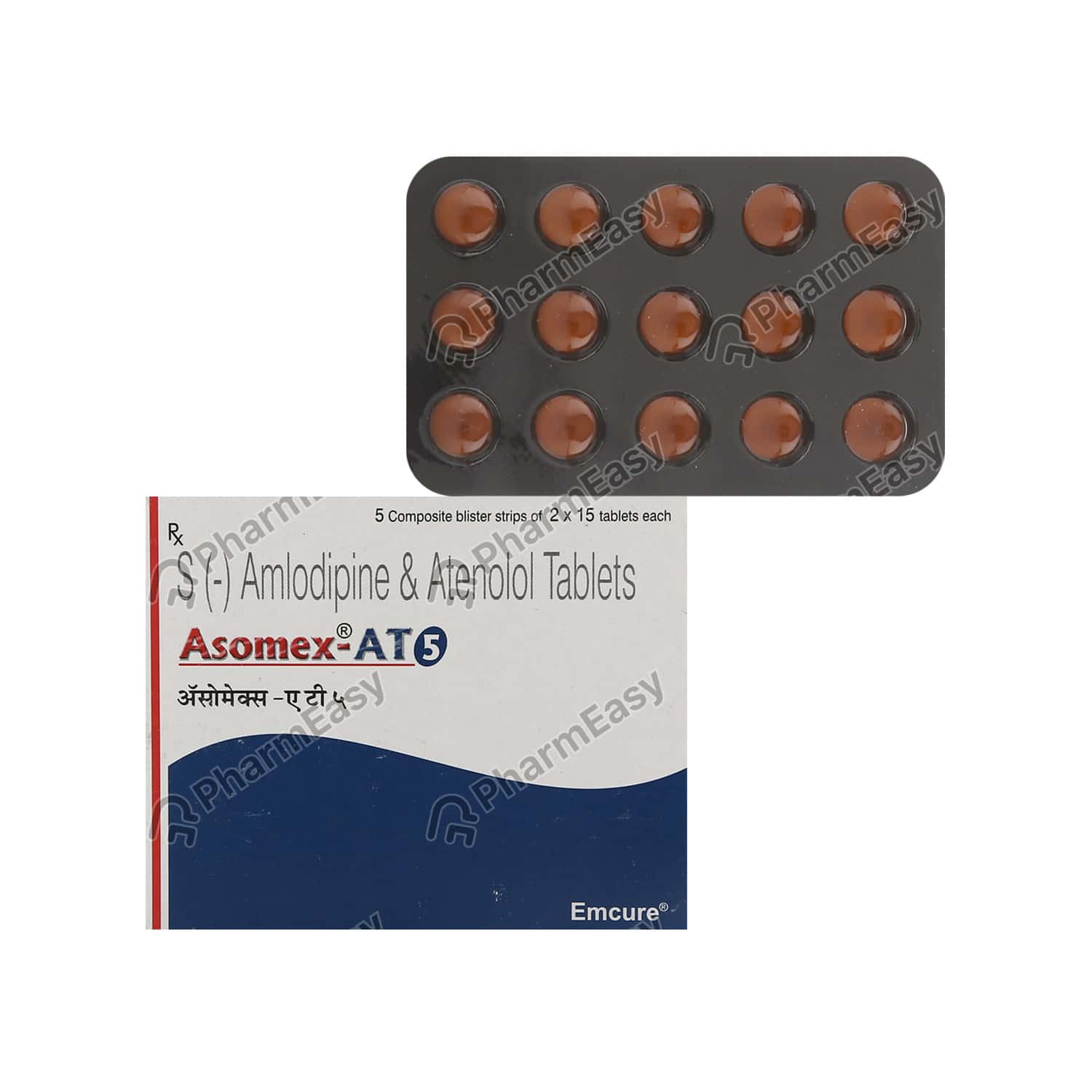 Buy Asomex At 5/50mg Tablet 15'S Online at Flat 18% OFF* | PharmEasy