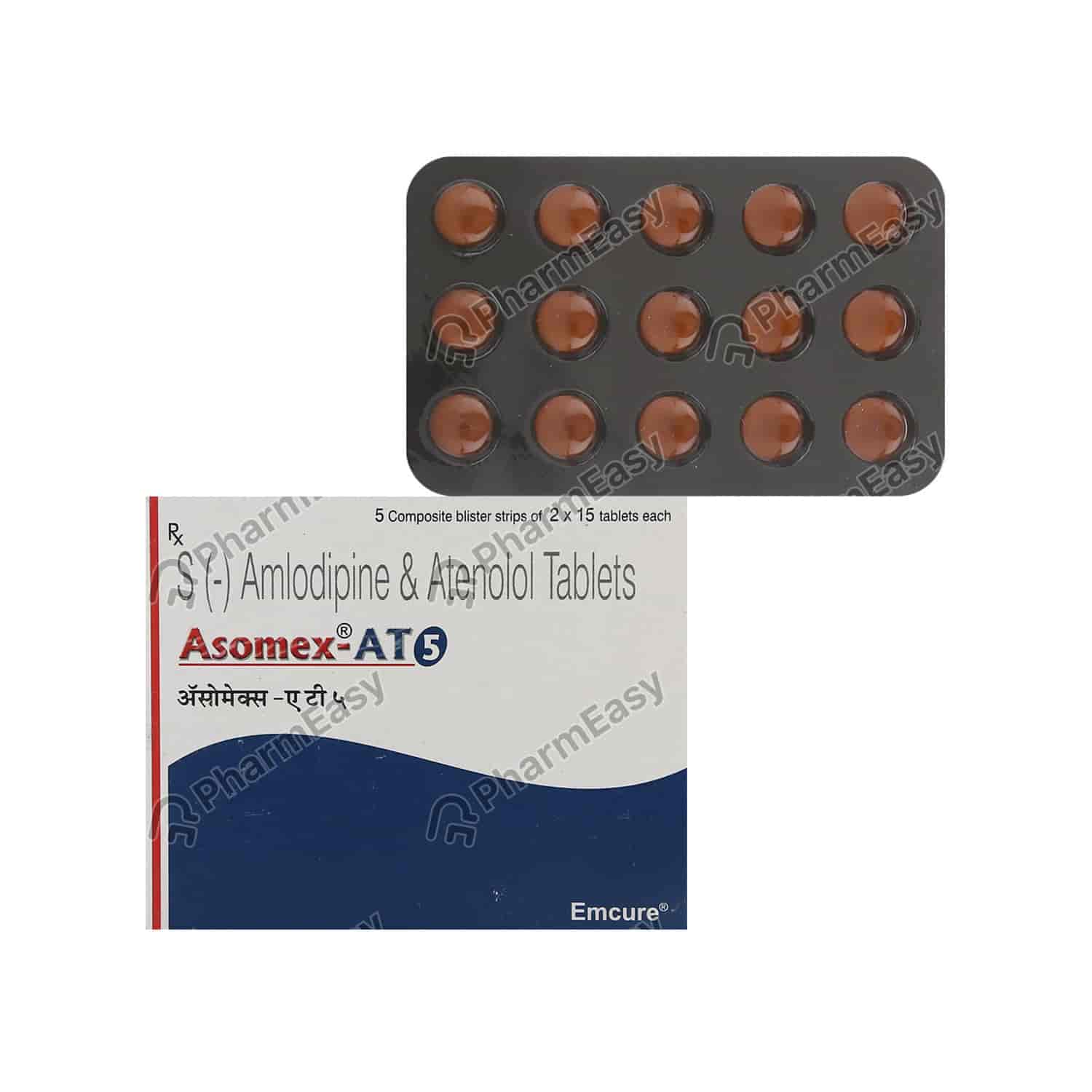 Buy Asomex At 5/50mg Tablet 15'S Online at Flat 18% OFF* | PharmEasy