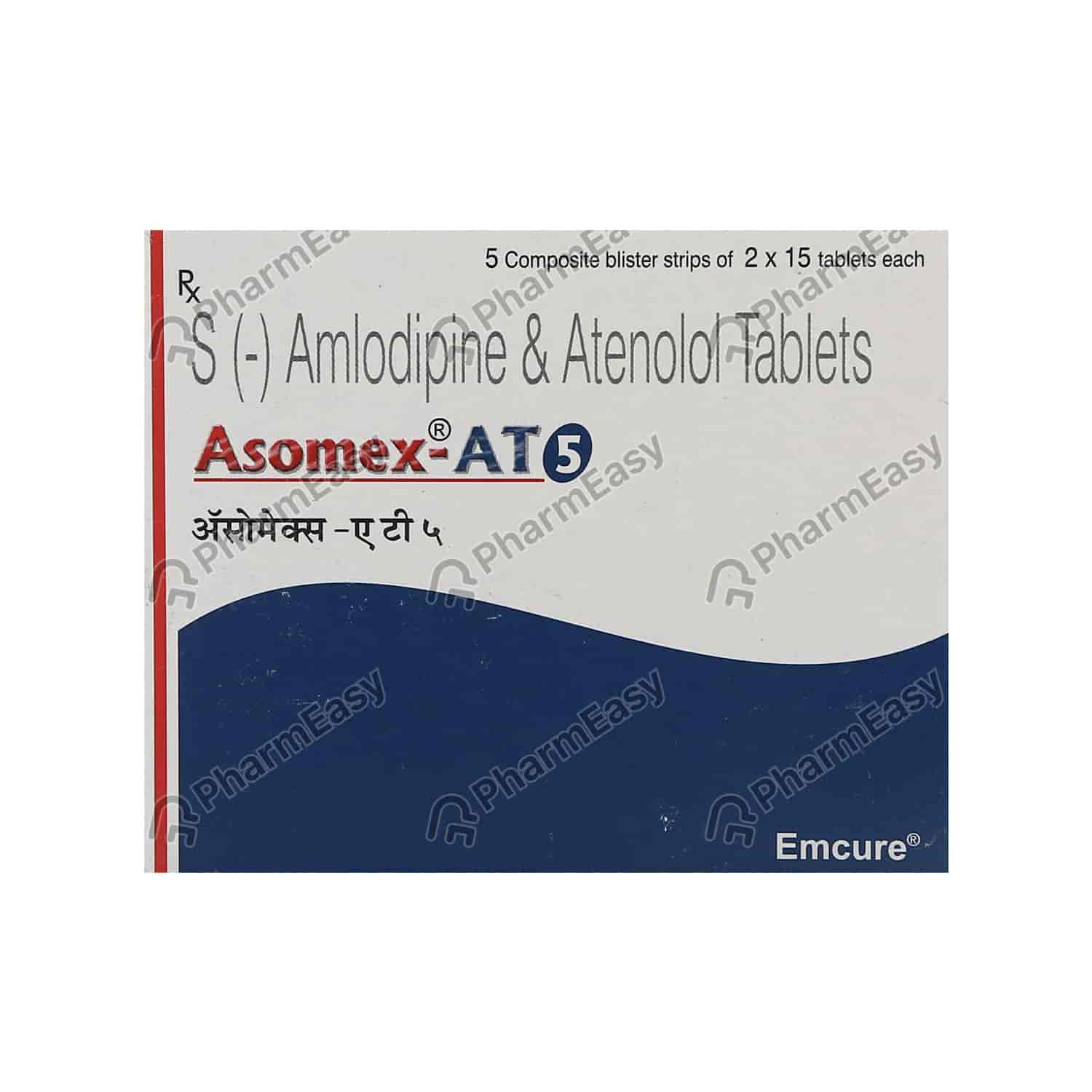 Buy Asomex At 5/50mg Tablet 15'S Online at Flat 18% OFF* | PharmEasy