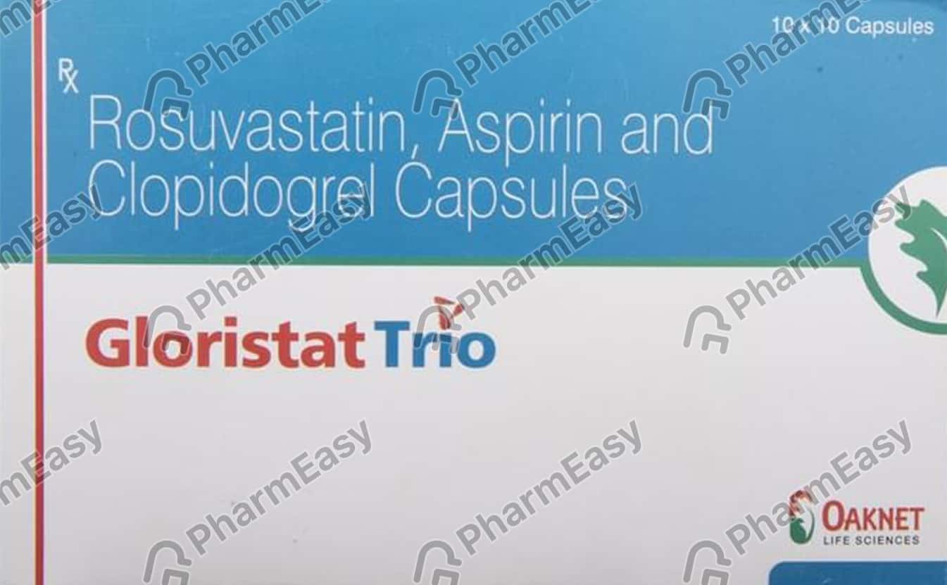Gloristat Trio Strip Of 10 Capsules: Uses, Side Effects, Price & Dosage ...