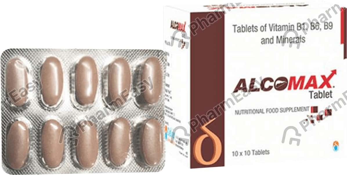 Buy Alcomax Strip Of 10 Tablets Online at Flat 15% OFF | PharmEasy
