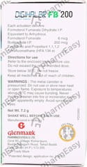 Digihaler Fb 200mcg Box Of 120md Metered Dose Inhaler: Uses, Side ...