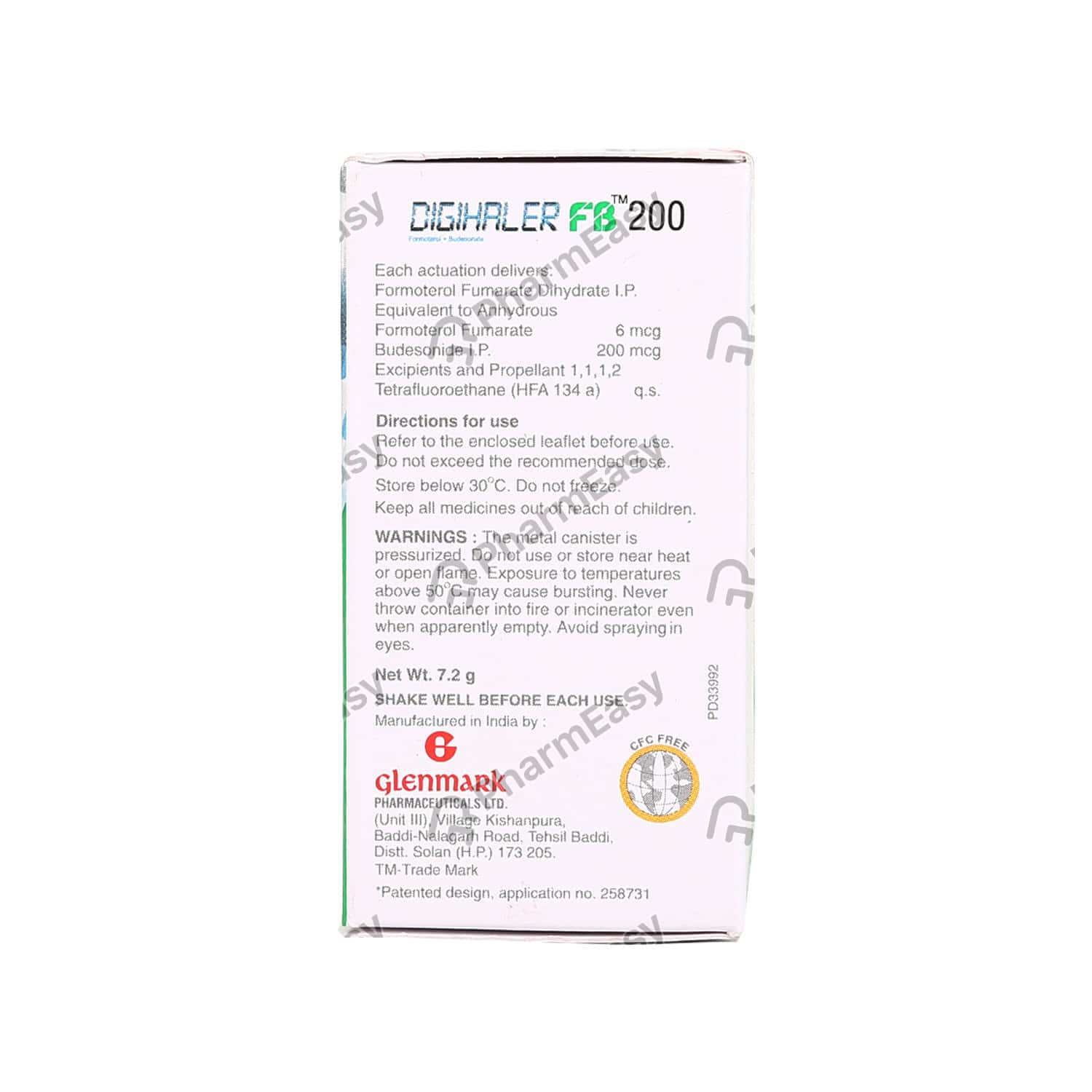 Buy Digihaler Fb 200 Inhaler 120md Online at Flat 18% OFF* | PharmEasy