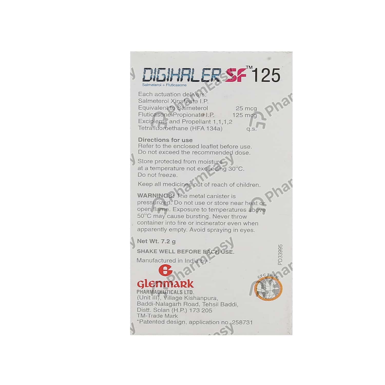 Buy Digihaler Sf 125 Inhaler Online at Flat 18% OFF* | PharmEasy