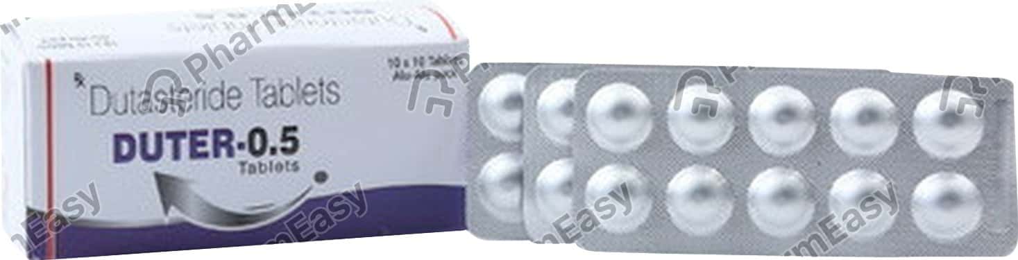 Duter 0.5 MG Tablet (10): Uses, Side Effects, Price & Dosage | PharmEasy