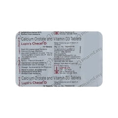 Checal D Strip Of 10 Tablets - Uses, Side Effects, Dosage, Composition ...