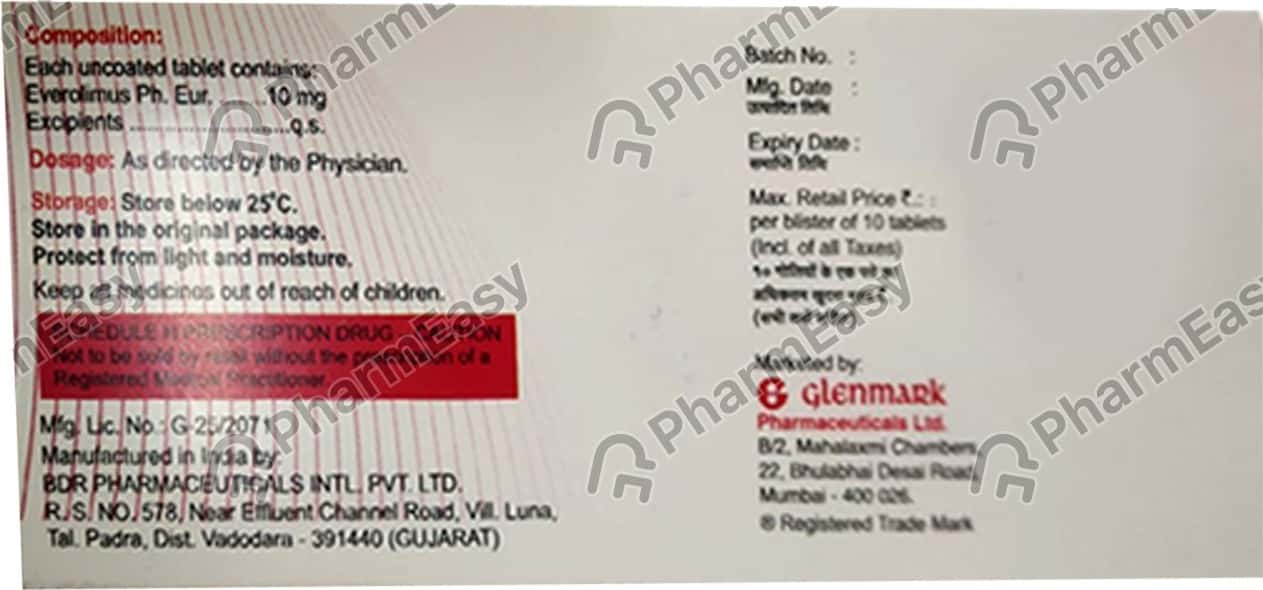 Evermil 10 MG Tablet (10): Uses, Side Effects, Price & Dosage | PharmEasy