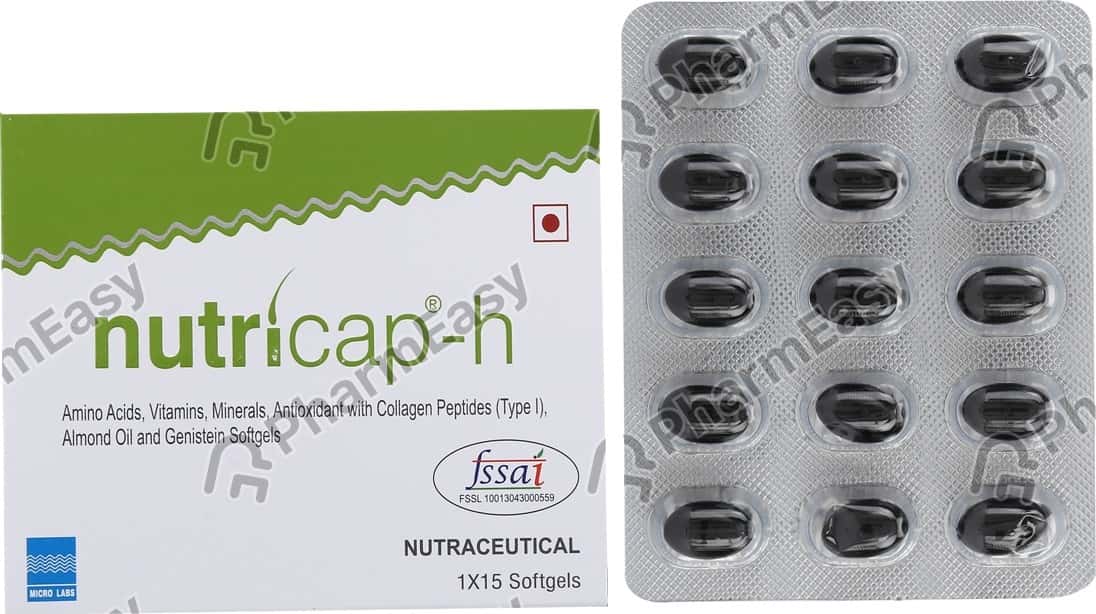Buy Nutricap H Strip Of 15 Capsules Online at Flat 15% OFF | PharmEasy