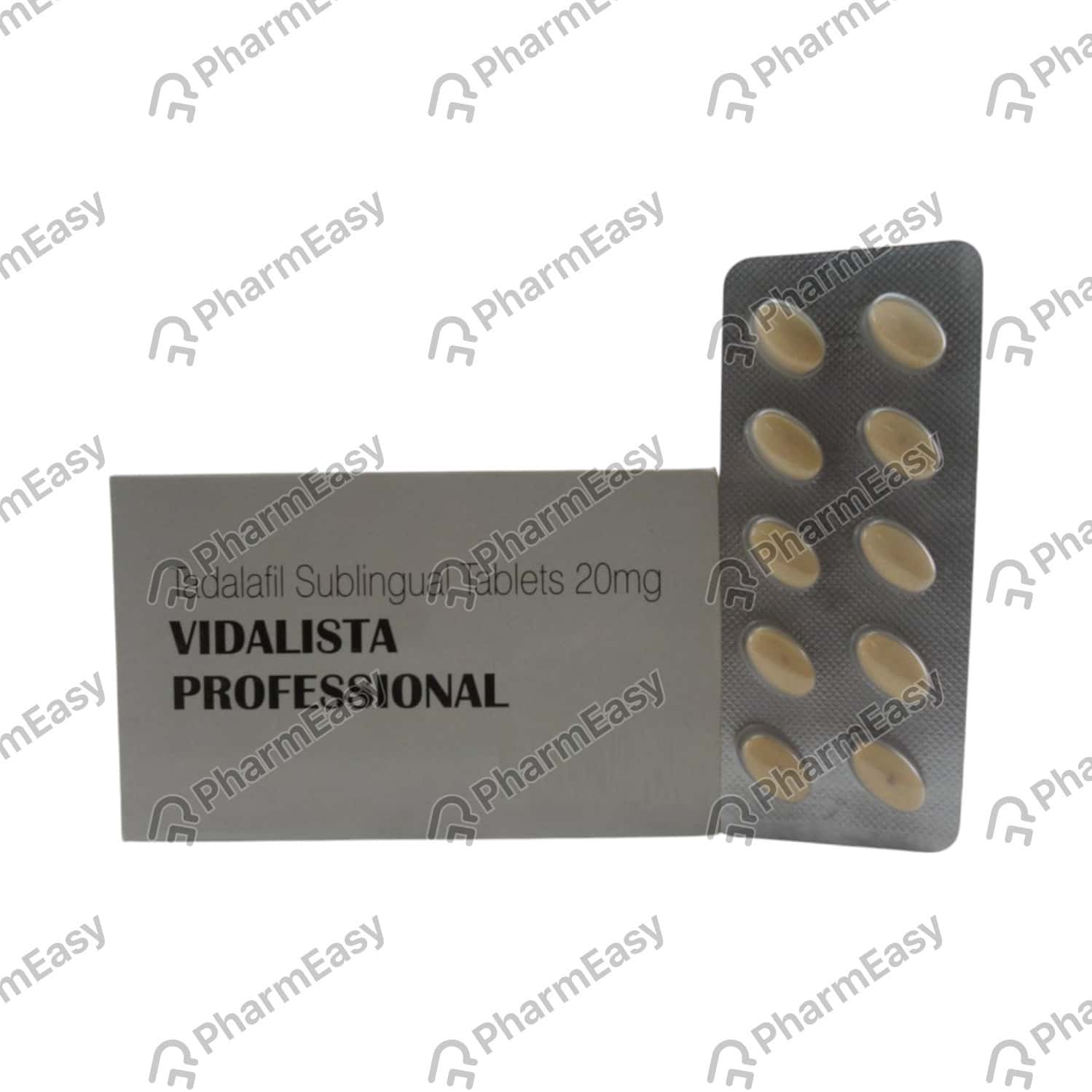 Vidalista Professional 20 MG Sublingual Tablet (10): Uses, Side Effects ...