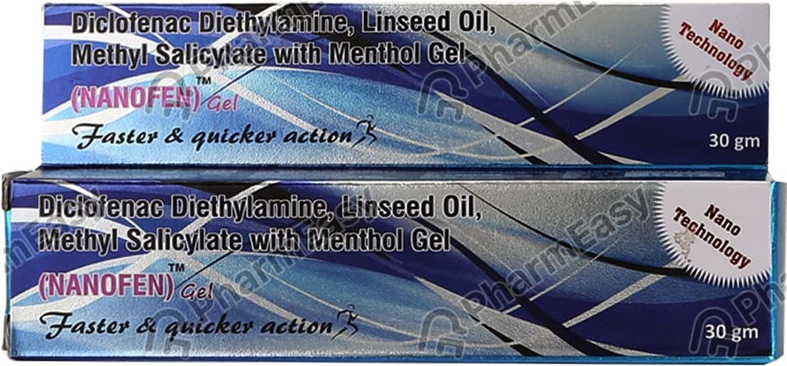 Nanofen Tube Of 30gm Gel: Uses, Side Effects, Price & Dosage | PharmEasy