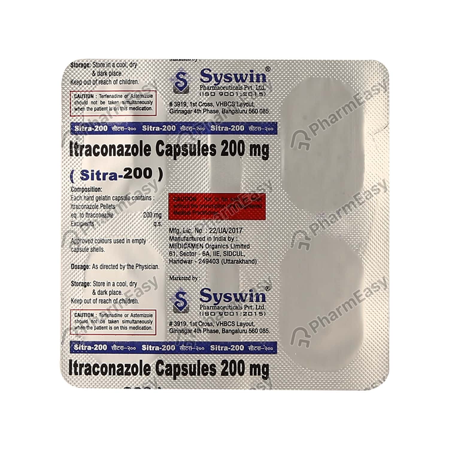 Sitra 200 MG Capsule (4): Uses, Side Effects, Price, Dosage ...