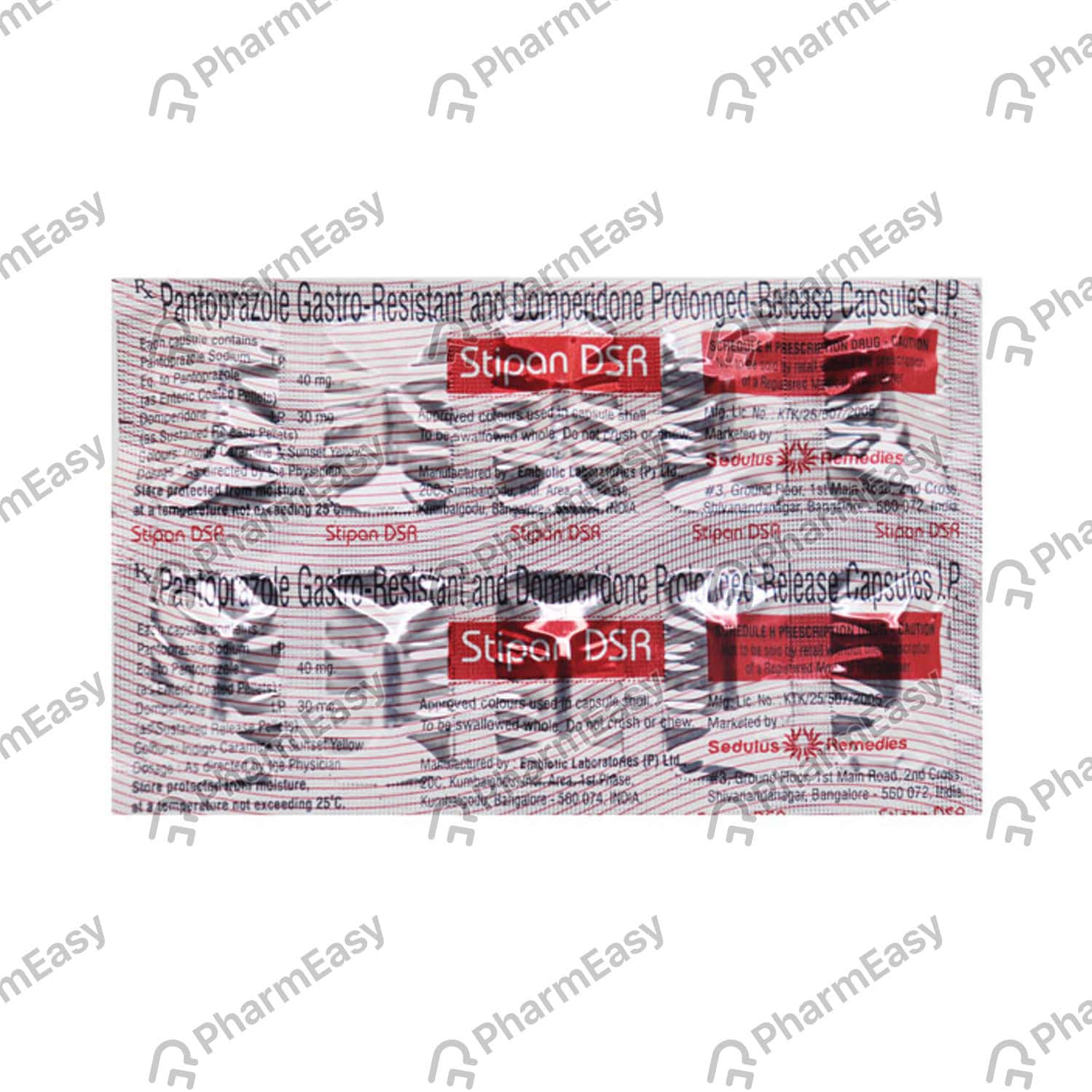 Stipan Dsr Strip Of 10 Capsules: Uses, Side Effects, Price & Dosage ...