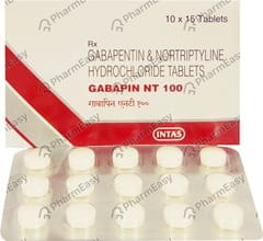 Gabapin NT 100 Tablet: Uses, Side-effects, Price, Dosage & More Info ...