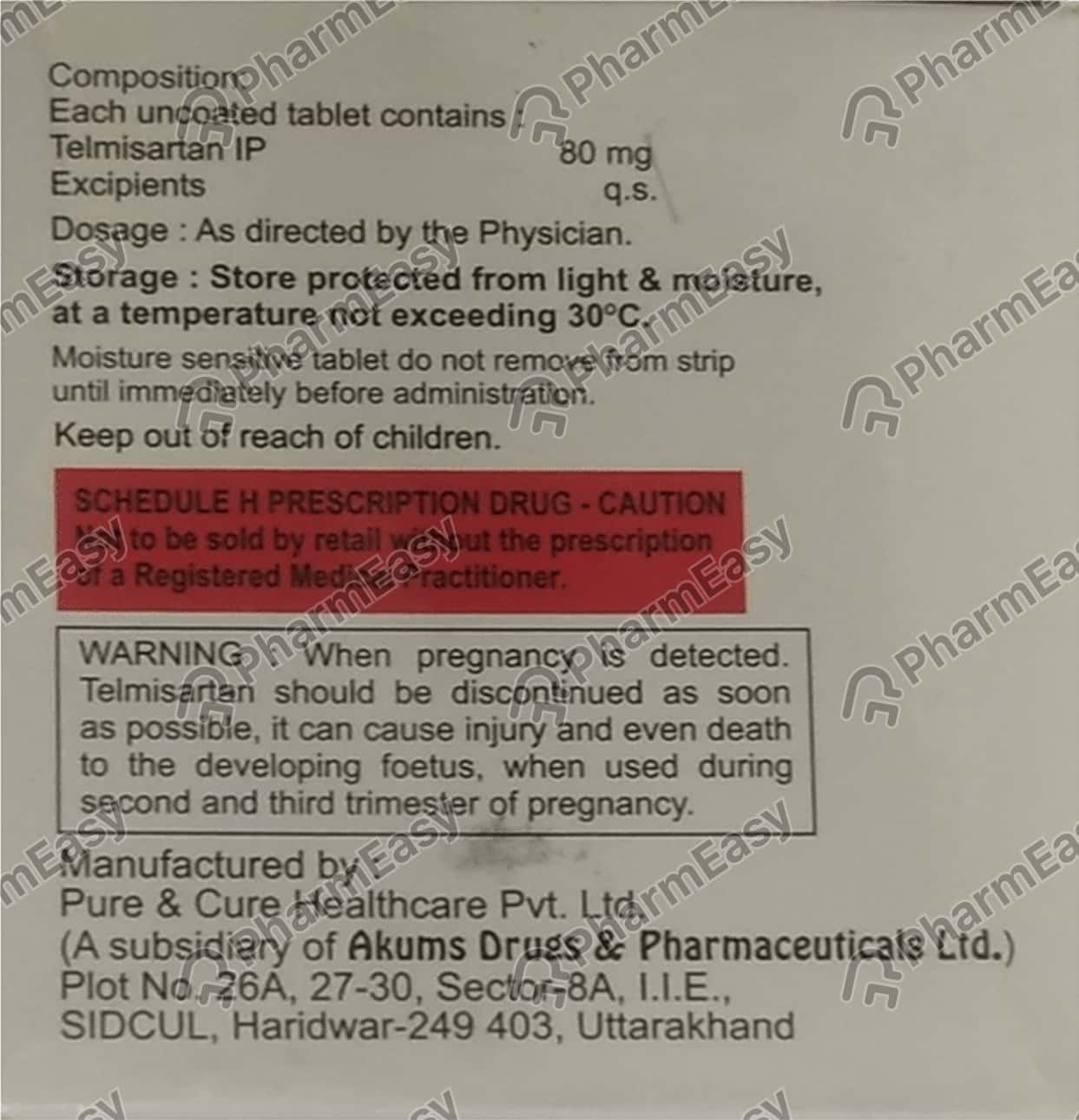 Vintel 80 MG Tablet (10): Uses, Side Effects, Price & Dosage | PharmEasy