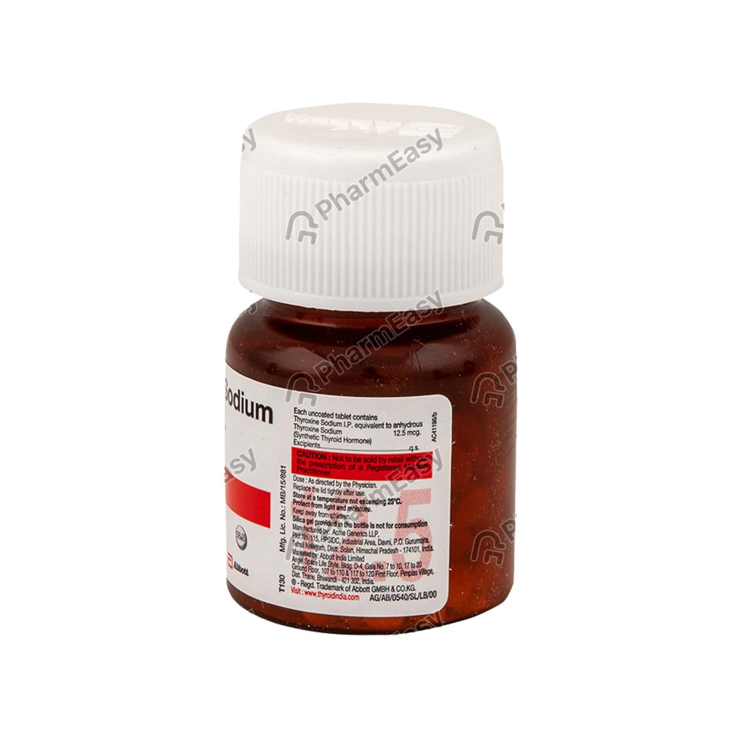 Thyronorm 12.5 MCG Tablet (120) - Uses, Side Effects, Dosage ...