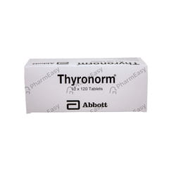 Thyronorm 12.5 MCG Tablet (120) - Uses, Side Effects, Dosage ...