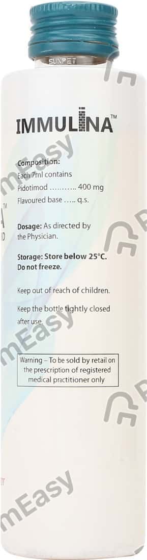Buy Immulina 400 MG Oral Liquid (200) Online at Flat 15% OFF | PharmEasy