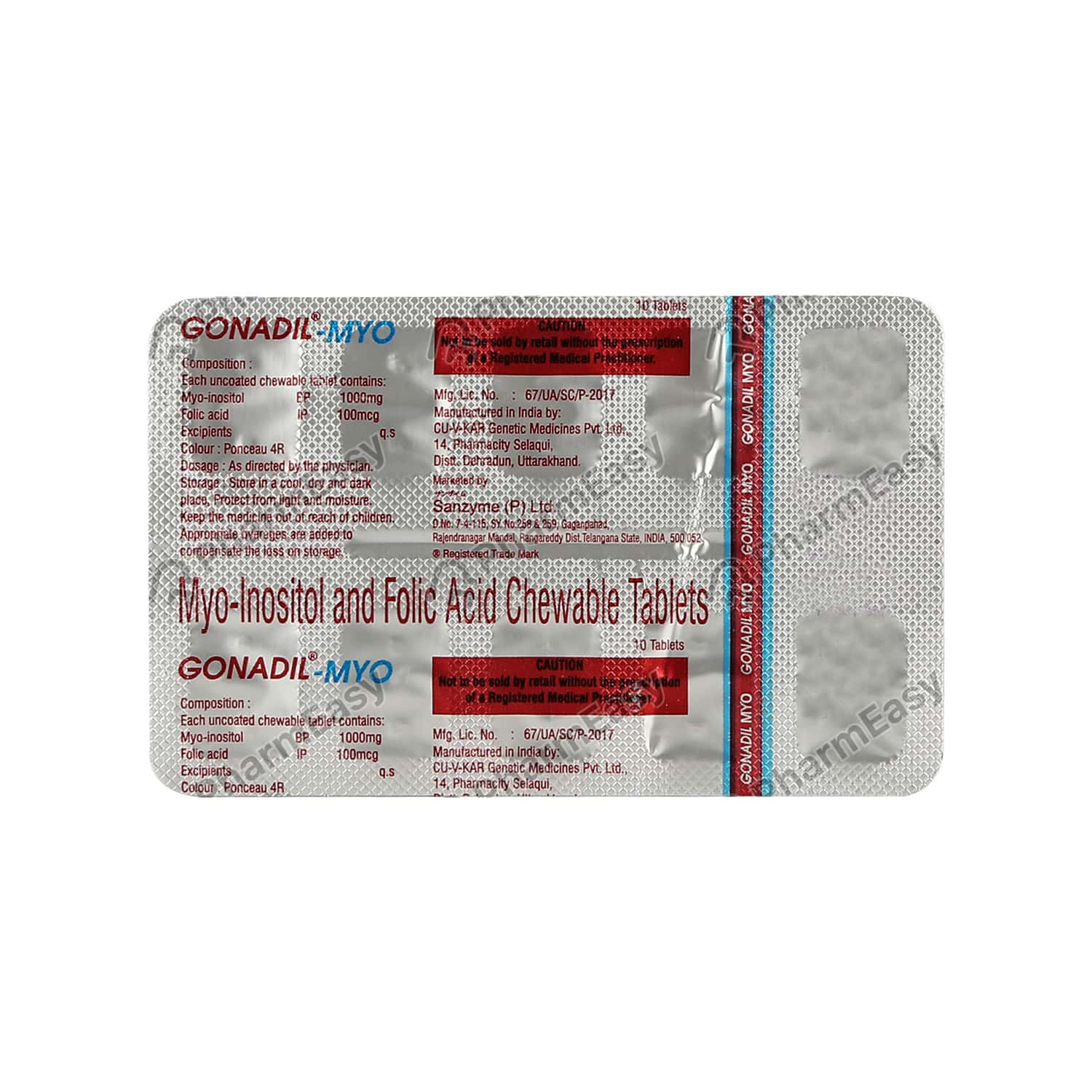 Buy Gonadil Myo Tablet Online at Flat 18% OFF* | PharmEasy