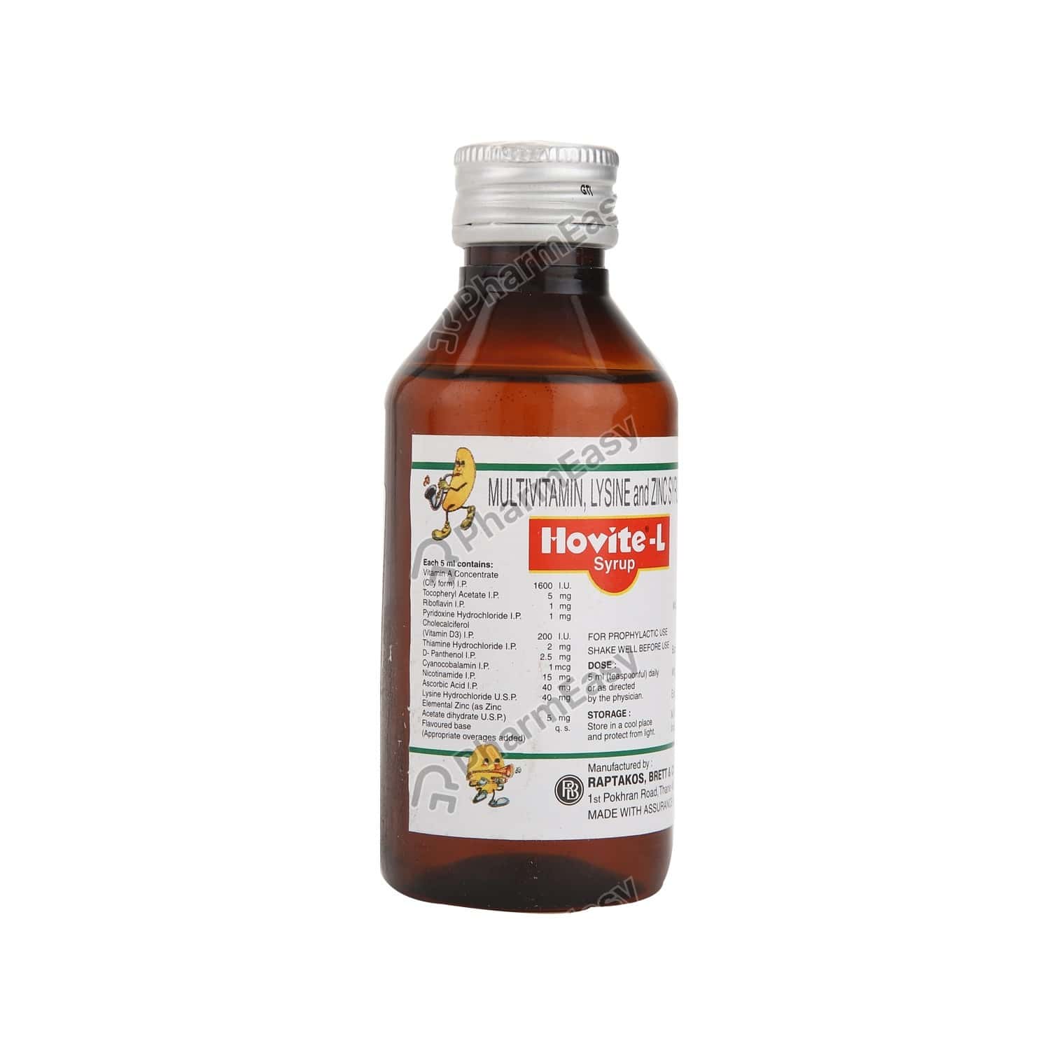 Buy Hovite L Bottle Of 120ml Syrup Online at Flat 18% OFF* | PharmEasy