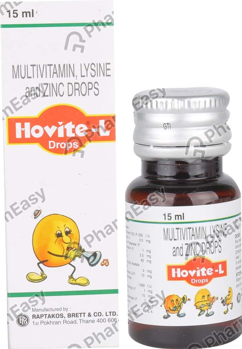 Buy Hovite L Paed Oral Drop (15) Online at Flat 15% OFF | PharmEasy