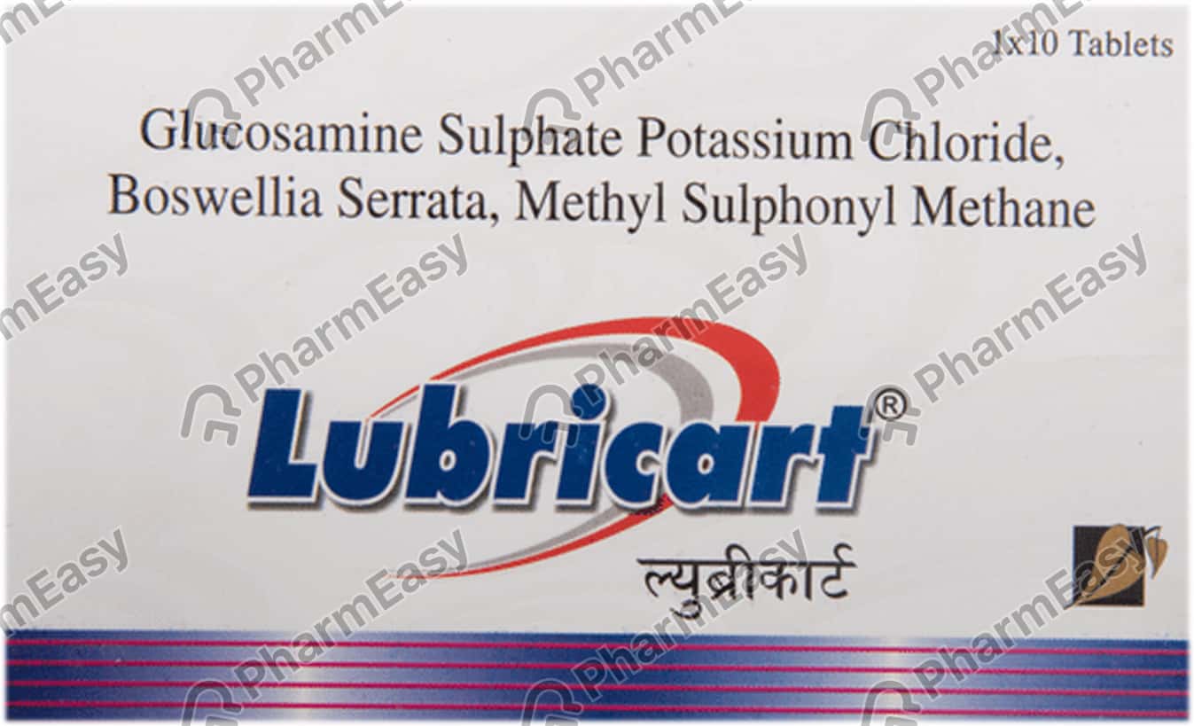 Lubricart Strip Of 10 Tablets: Uses, Side Effects, Price & Dosage ...