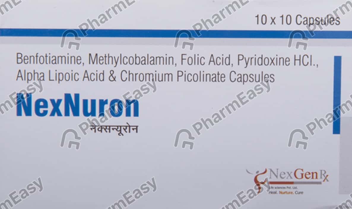 Buy Nexnuron Strip Of 10 Capules Online at Flat 15% OFF | PharmEasy