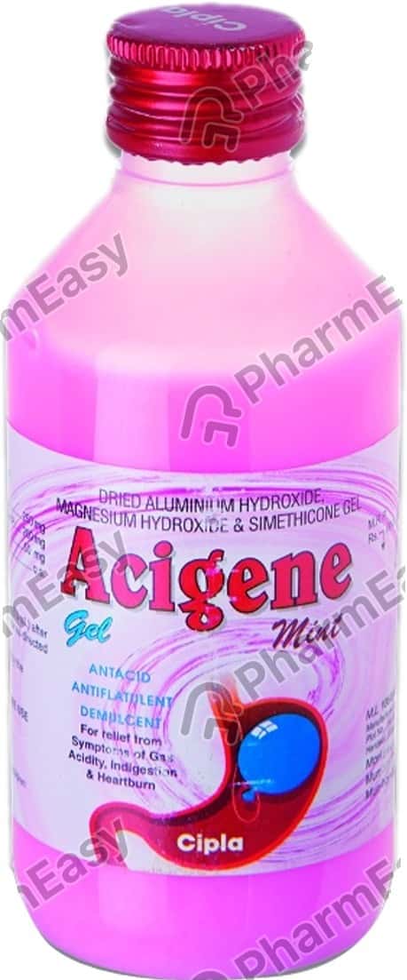 Acigene Mint Flavour Oral Gel 170ml: Uses, Side Effects, Price, Dosage ...