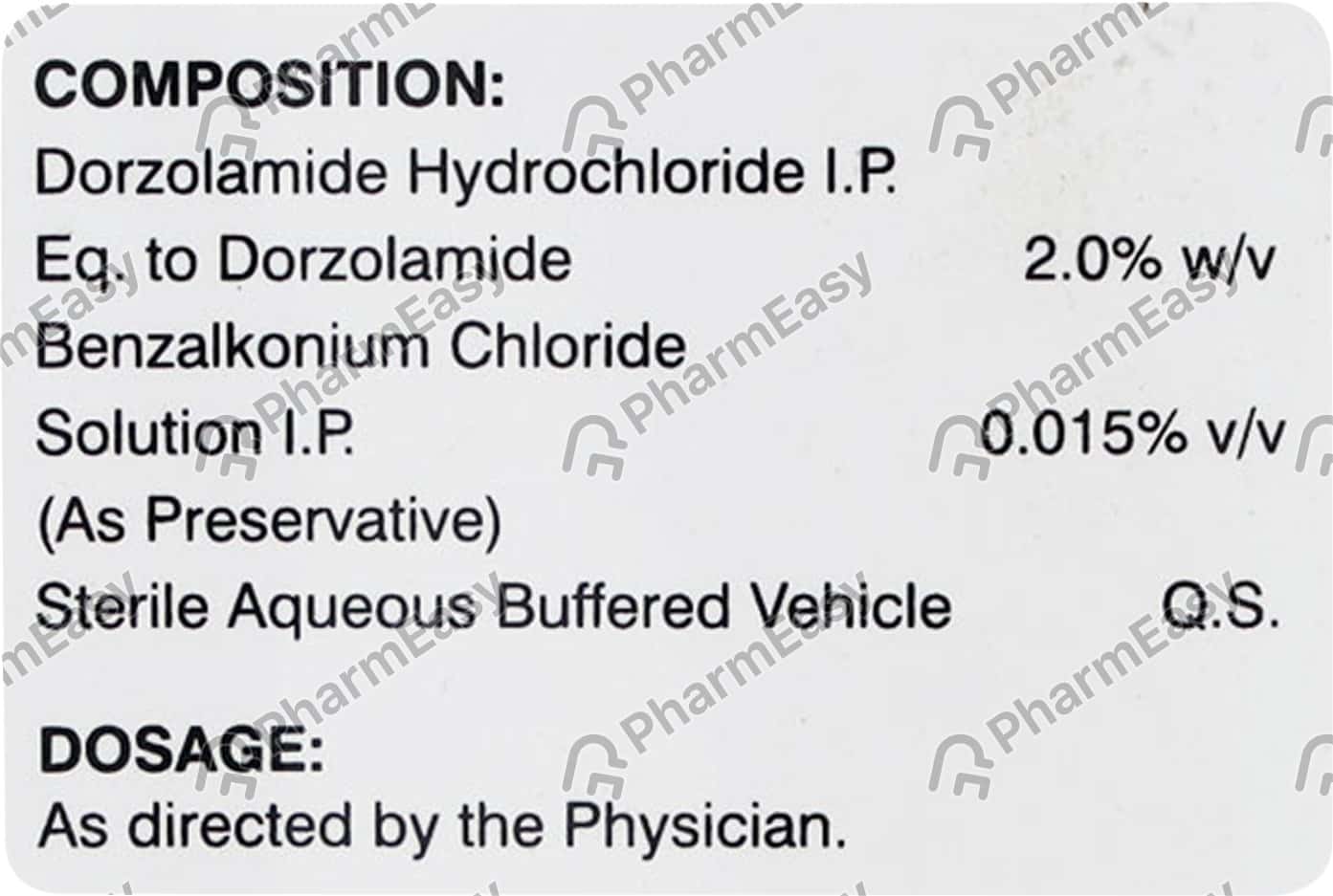 Buy En Dor 2 %W/V Eye Drop (5) Online at Flat 15% OFF | PharmEasy