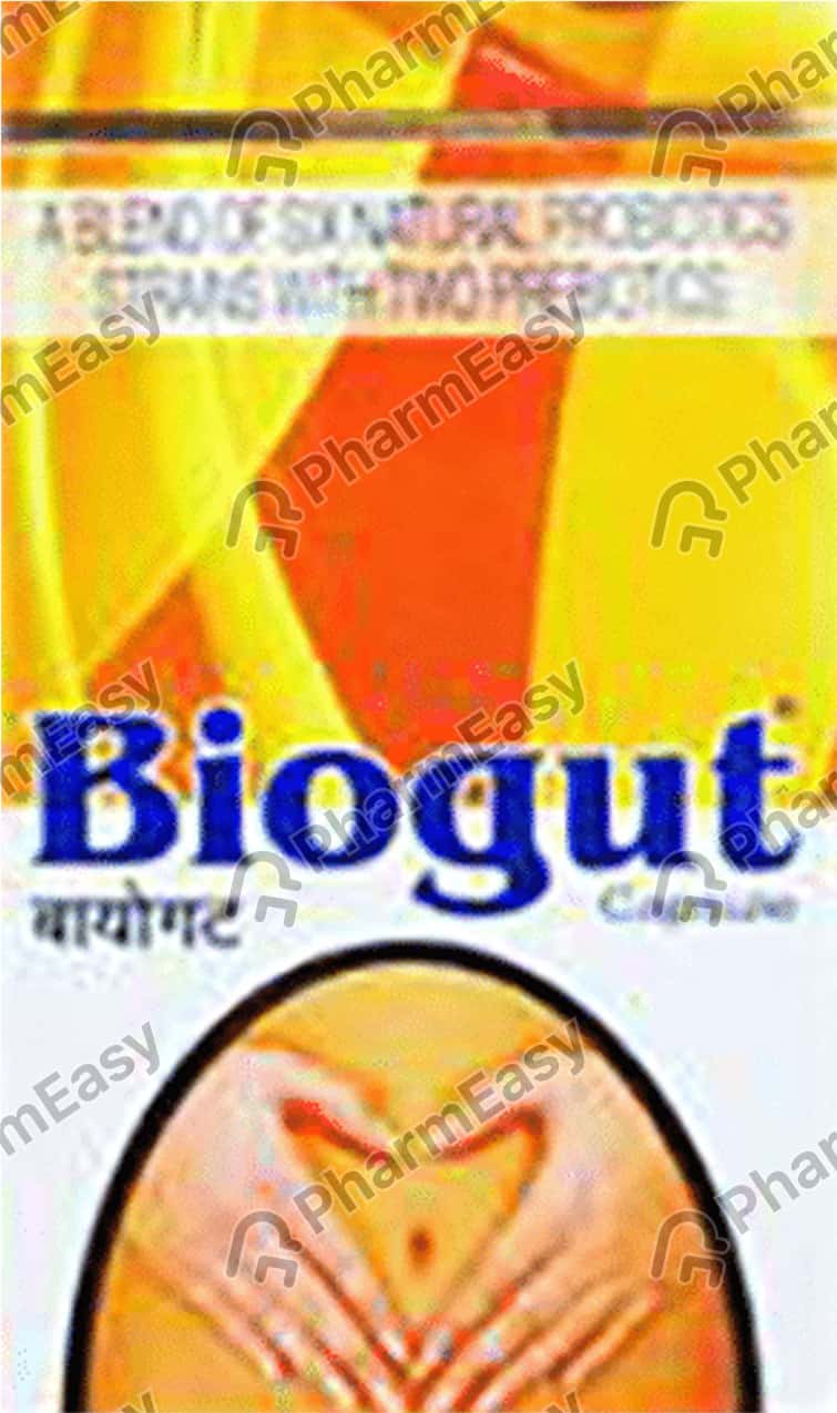 Buy Biogut Strip Of 10 Capsules Online at Flat 15% OFF | PharmEasy